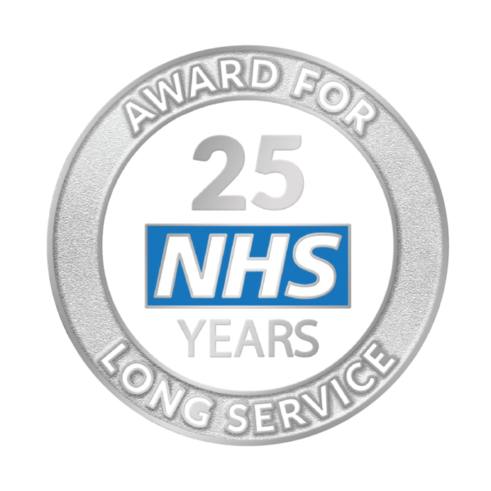 NHS - 25 years - Long Service Badges