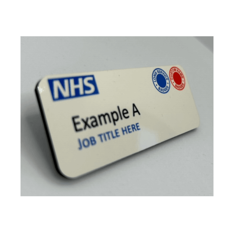 Custom Name Badge - Sample A - Long Service Badges