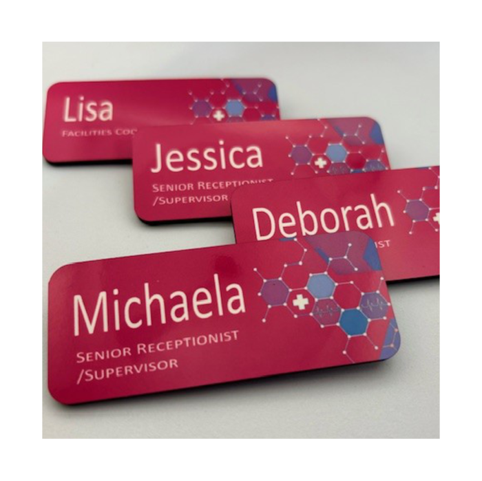 Custom Name Badge - Sample C - Long Service Badges