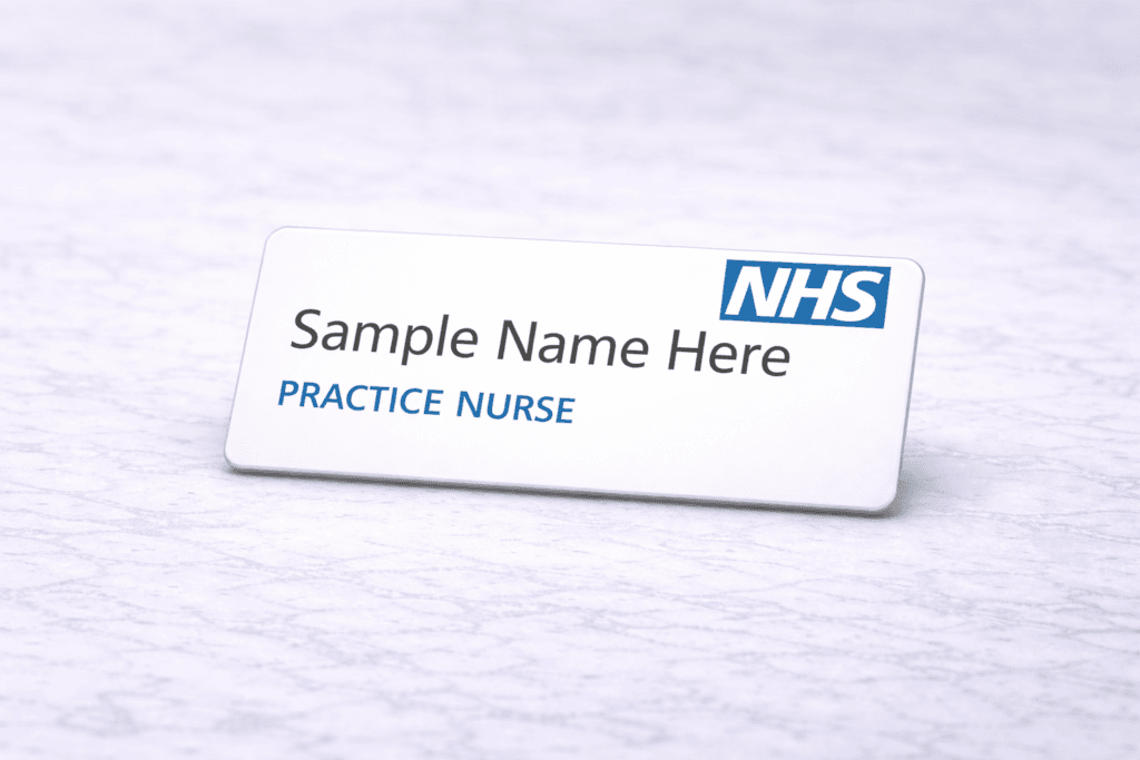 Custom Name Badge - Sample A - Long Service Badges