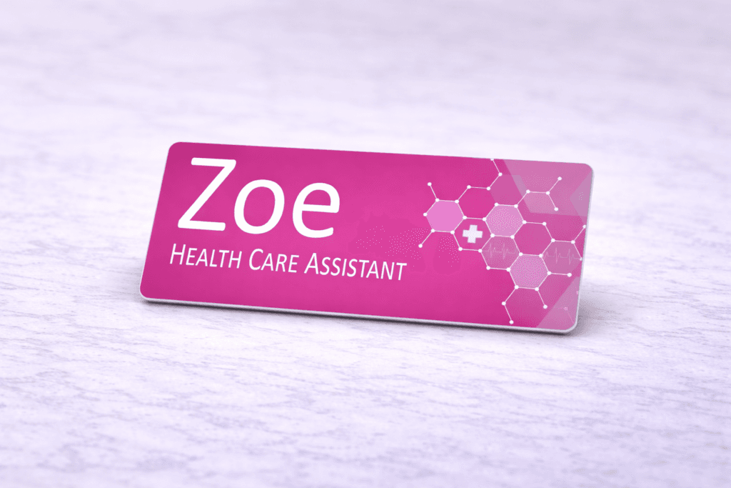 Custom Name Badge - Sample C - Long Service Badges